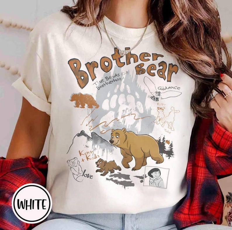 Brother Bear Shirt, the Bonds of Brotherhood Tee, Kenai and Koda Top ...