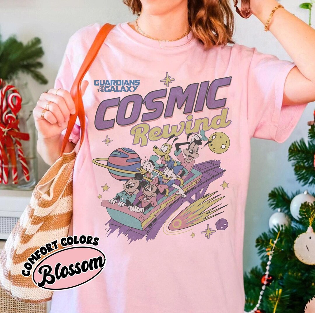 Guardians of the Galaxy Cosmic Rewind Shirt, Disney Roller Coaster Tee ...