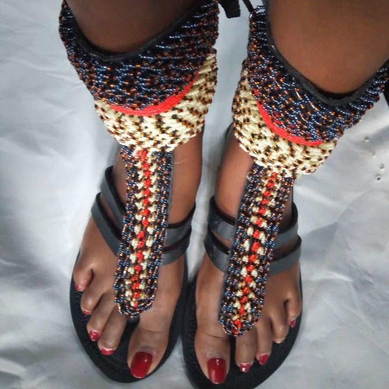 African Sandals - Etsy