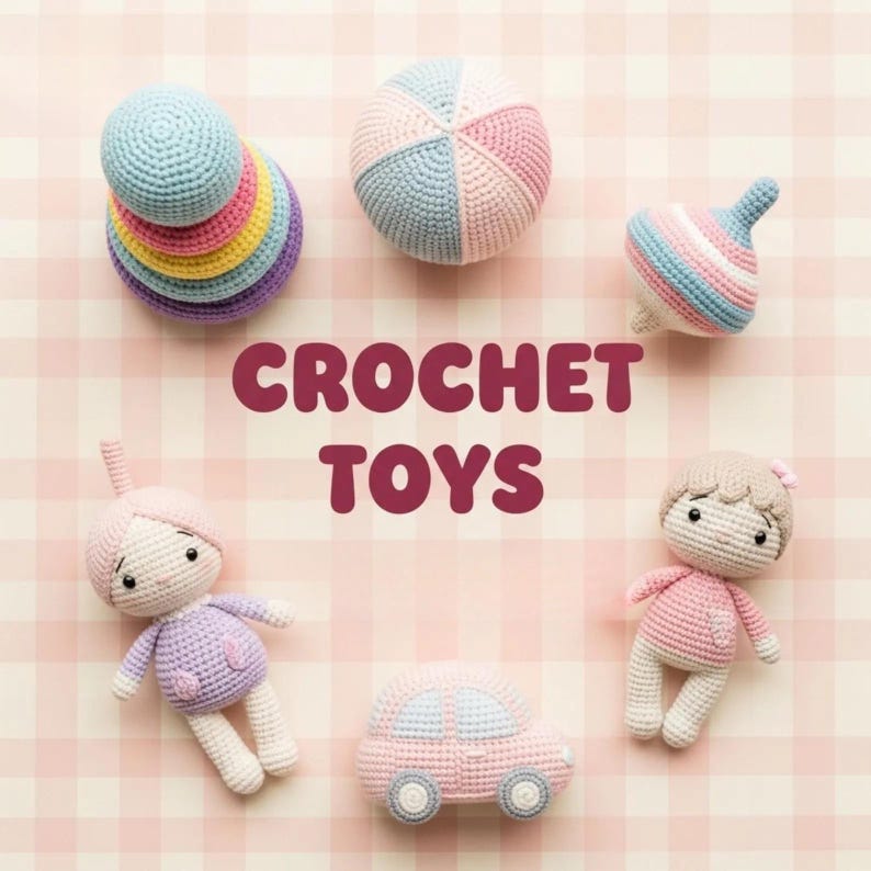 500+ Winter Crochet Printable Bundle | PDF Amigurumi & Ornament ...