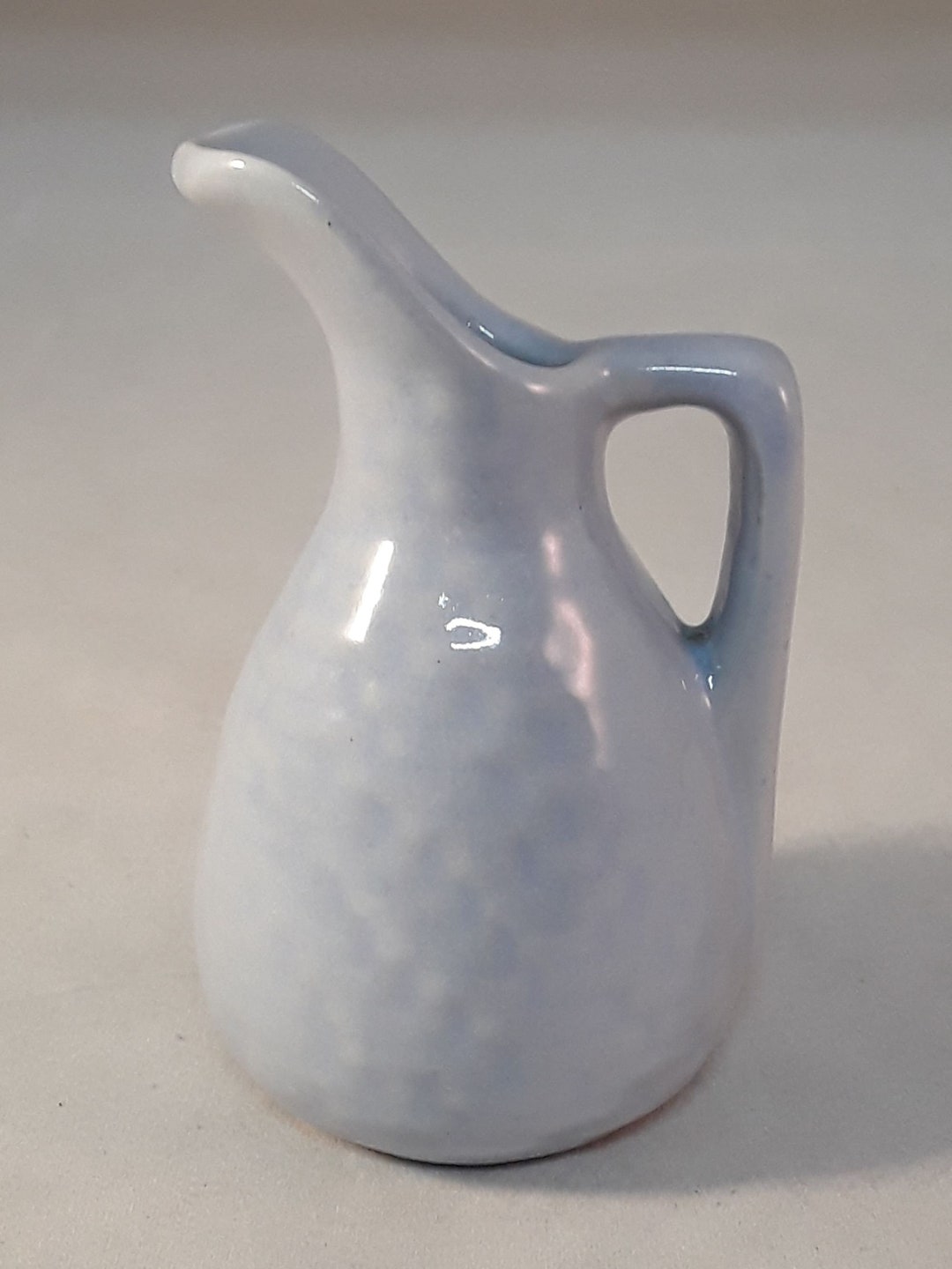Vintage Niloak Pottery Miniature Mini Light Blue Jug Style Pitcher ...