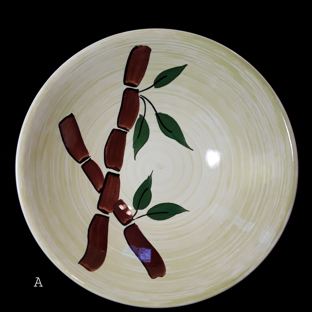 Blue Ridge Pottery Tropical Pattern Set of 2 Vegetable Serving Bowls ...