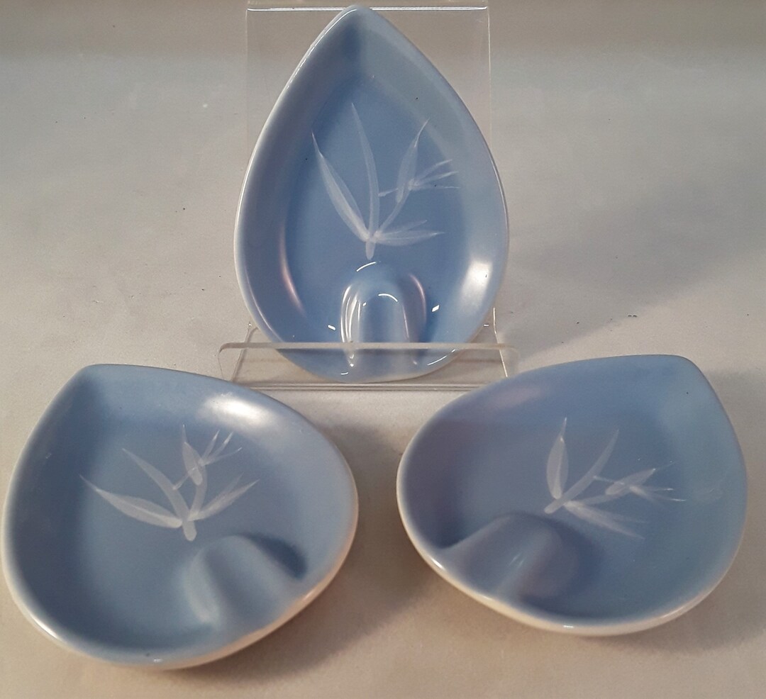 Vintage Winfield Small Ashtray True Porcelain BLUE PACIFIC BAMBOO Mid ...