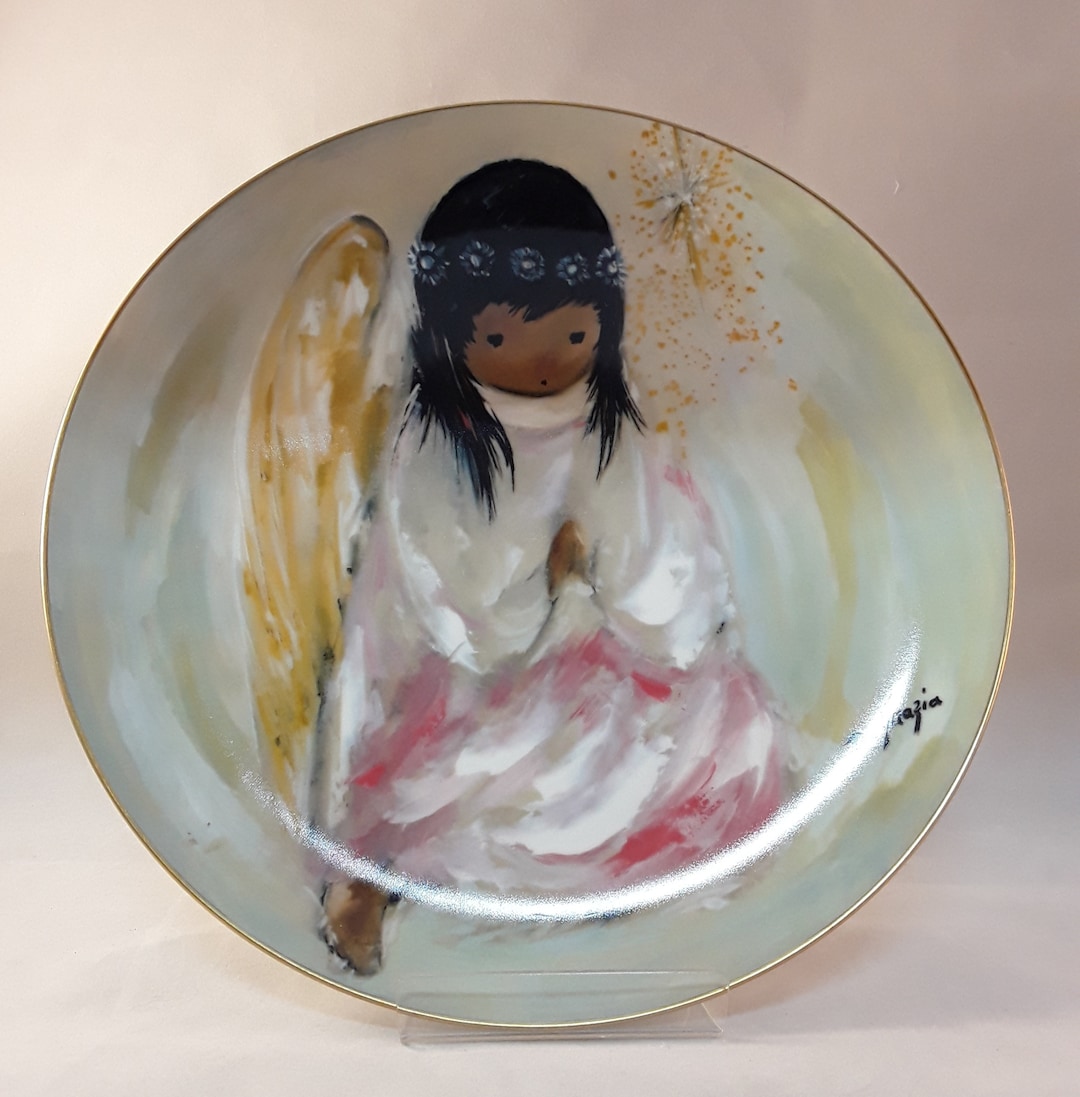De Grazia Native American Angel Plate: Limited Edition Collector's ...