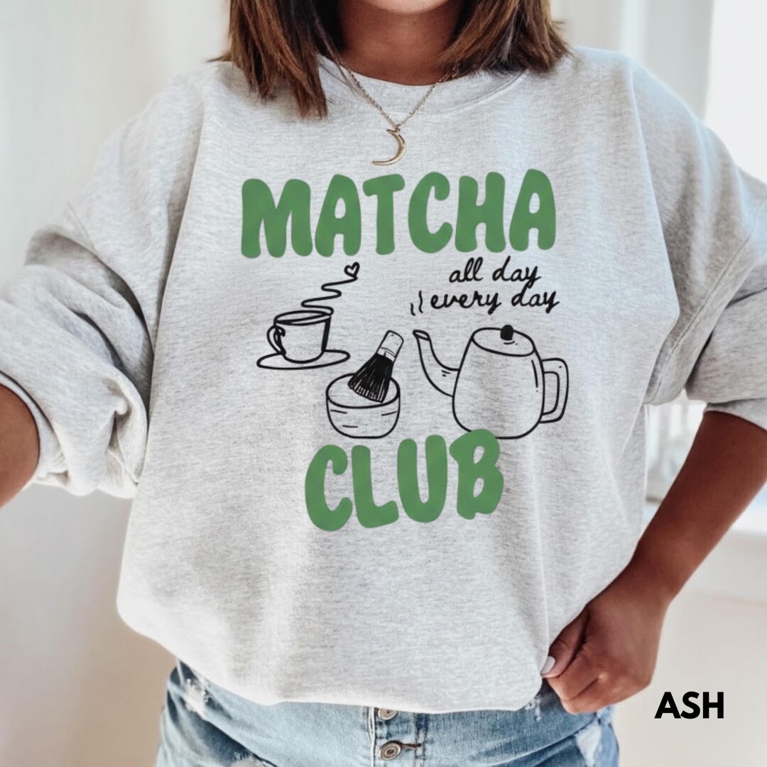 Matcha Shirt, Matcha Latte Lover Shirt, Soft Comfort Colors, Green Tea ...