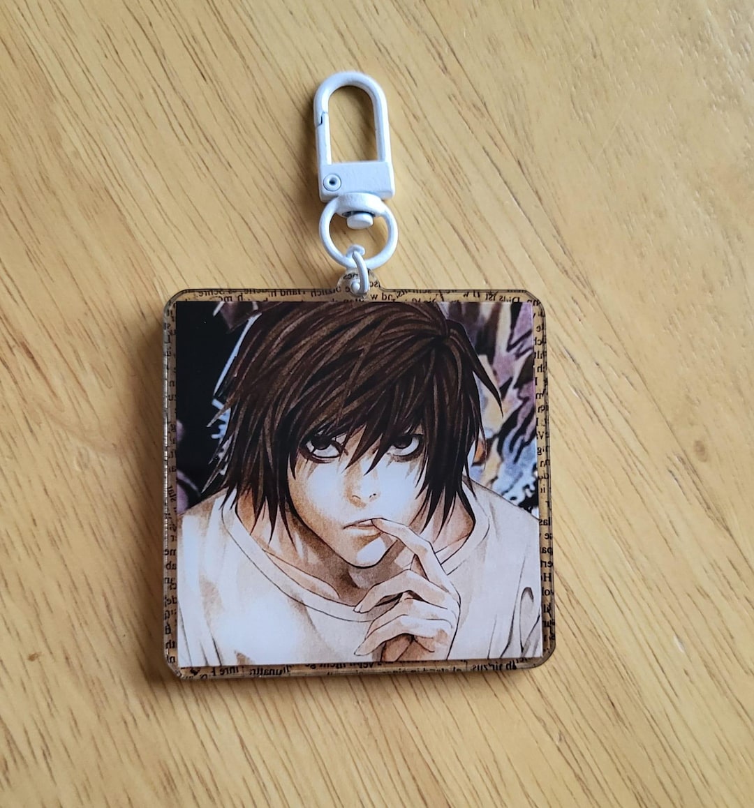 Death Note L Acrylic Keychains| Anime Merch Collectables| Dark Emo ...