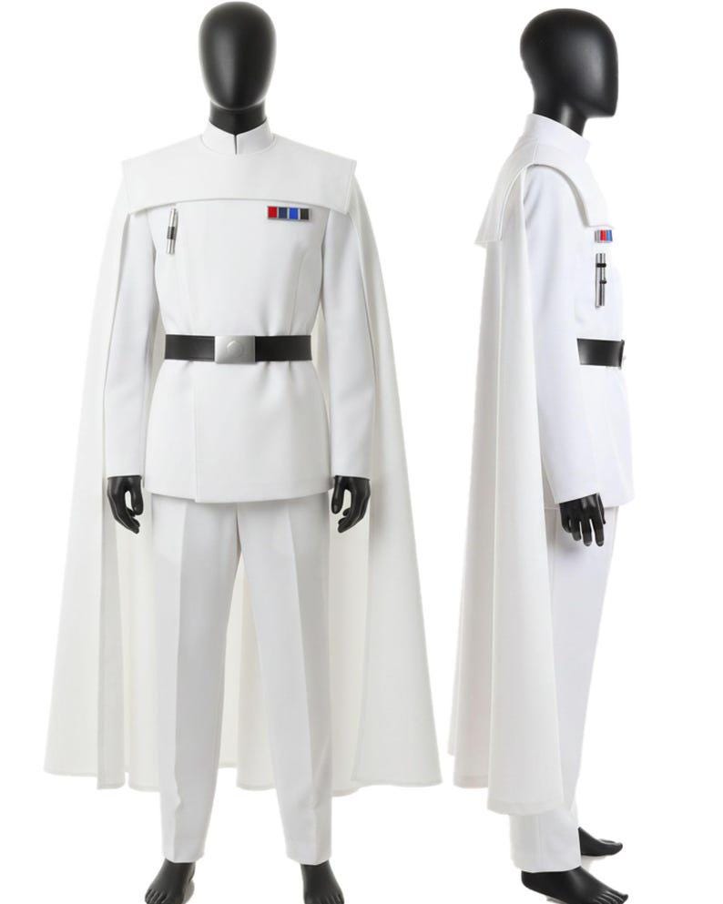 Imperial Officer Cosplay Costume + Genuine Leather Belt | Galactic ...