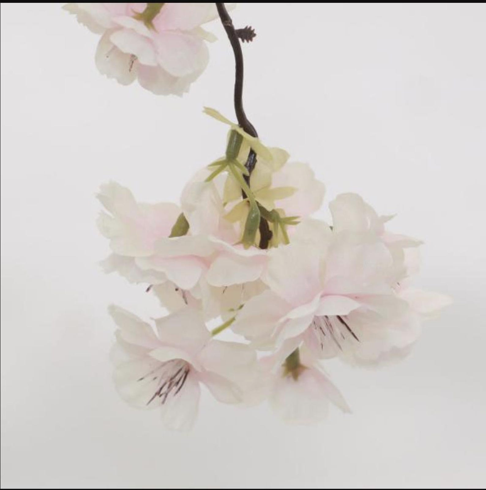 6ft Faux Cherry Blossom Tree – Drooping Pink Flower Arrangement, 10 ...