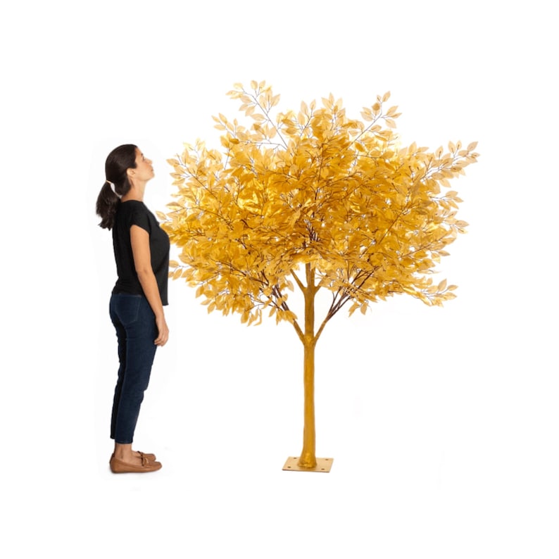 6.5ft Gold Faux Tree – Elegant Metallic Wedding & Event Decor - Etsy