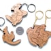 Feathered Raptor Dinosaur Couple Keychains - Friendship or Relationship ...