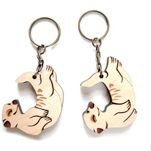 Interlocking Meerkat Keychains - Friendship or Relationship Matching ...