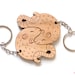 Custom Animal Interlocking Keychains - Etsy