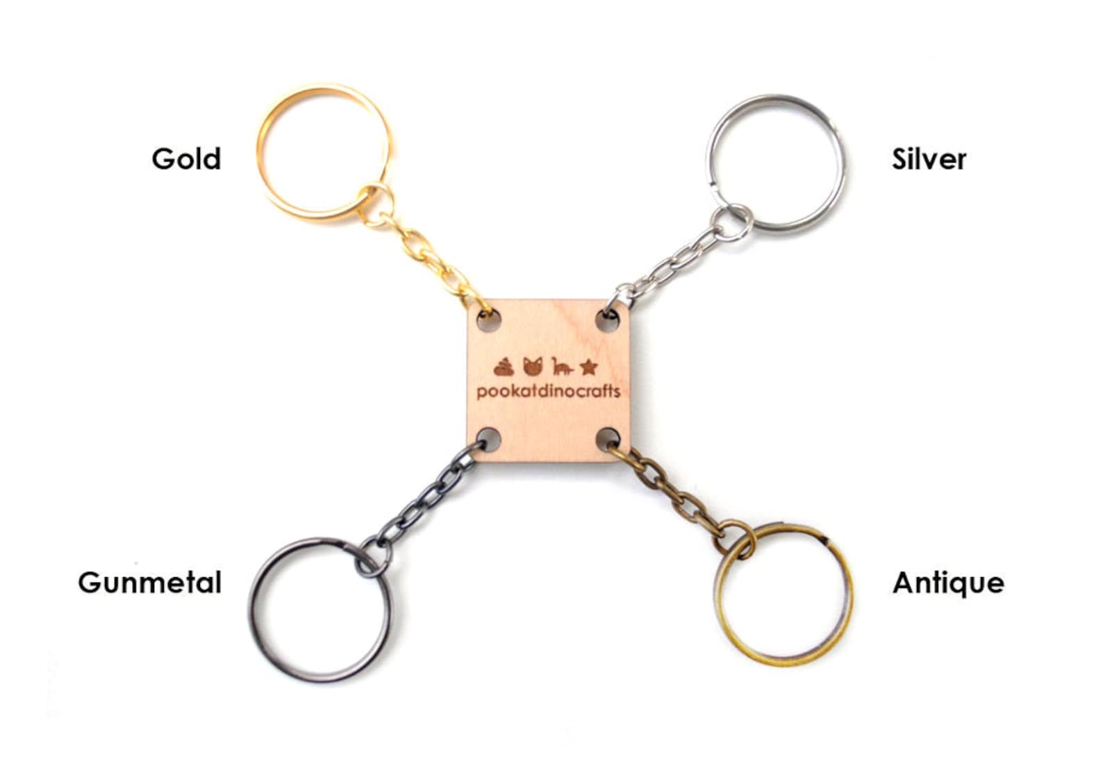 Interlocking Cat Trio Keychains Family, Friendship, Poly Relationship ...