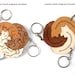 Interlocking Cat Trio Keychains - Family, Friendship, Poly Relationship ...