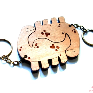 Dinosaur Interlocking Couple Keychains - Friendship or Relationship ...