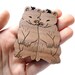 Bear Couple Keychains - Friendship or Relationship Matching Wooden ...