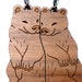 Bear Couple Keychains - Friendship or Relationship Matching Wooden ...