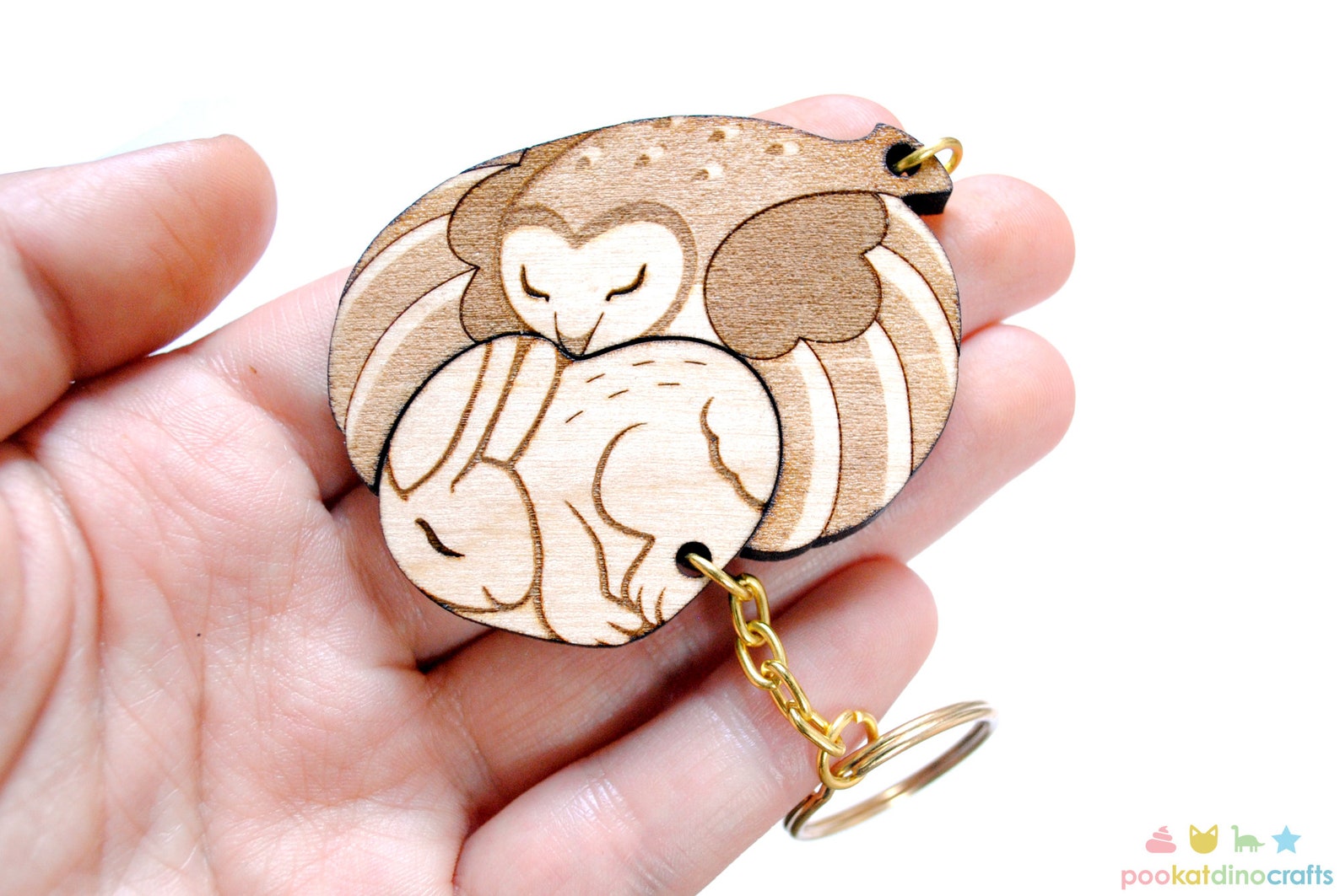 Owl and Rabbit Couple Keychains - Friendship or Relationship Matching ...