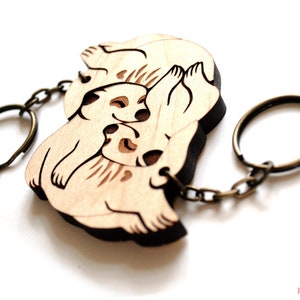 Interlocking Meerkat Keychains - Friendship or Relationship Matching ...