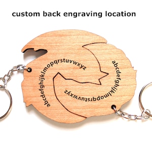 Interlocking Fox and Dragon Keychains - Friendship or Relationship ...