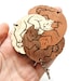 Interlocking Cat Trio Keychains - Family, Friendship, Poly Relationship ...