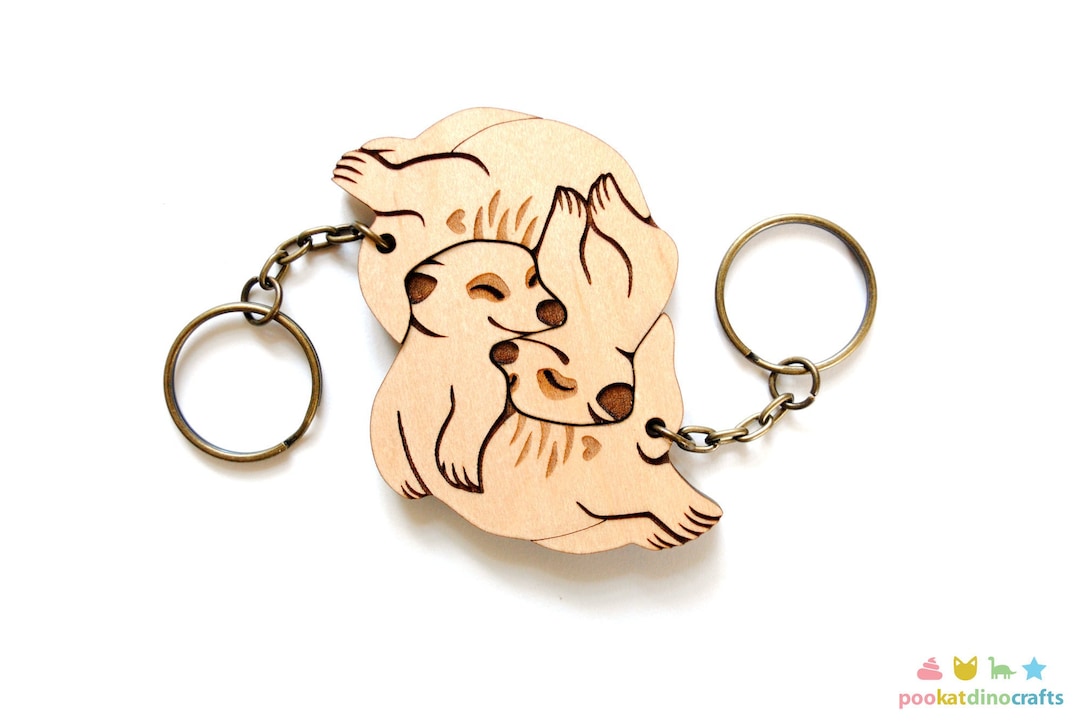 Interlocking Meerkat Keychains - Friendship or Relationship Matching ...