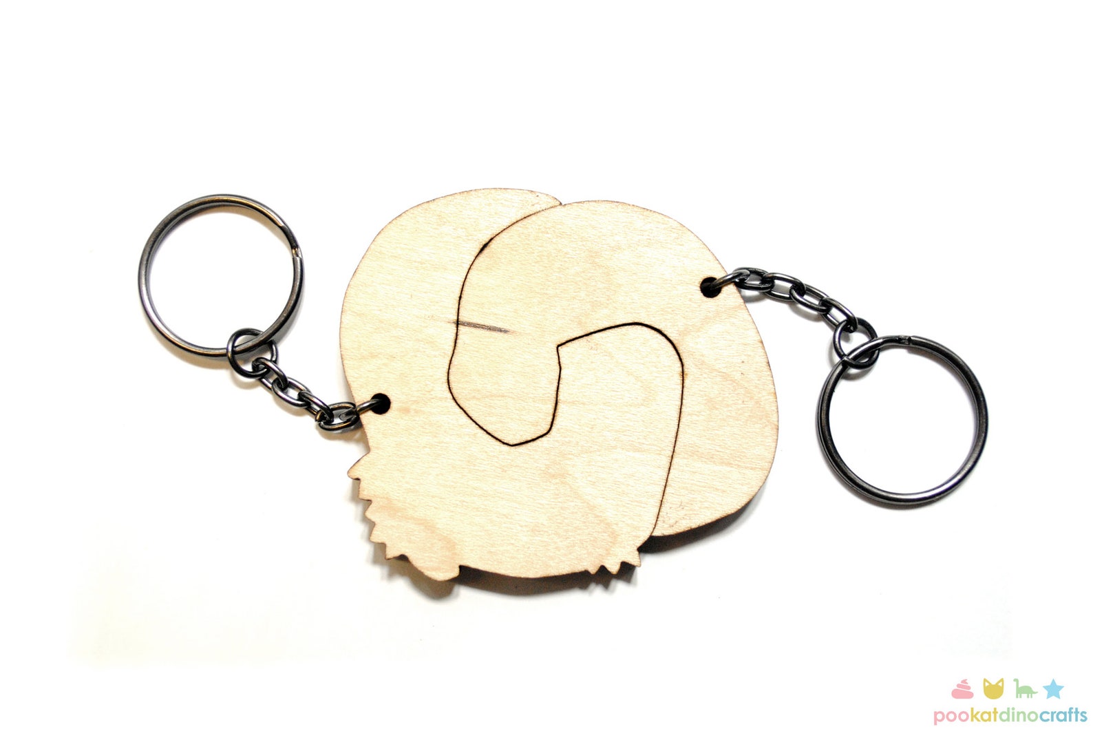 Interlocking Leopard Gecko Keychains Friendship or | Etsy