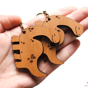 Dinosaur Interlocking Couple Keychains - Friendship or Relationship ...