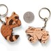 Raccoon and Frog Couple Keychains - Friendship or Relationship Matching ...