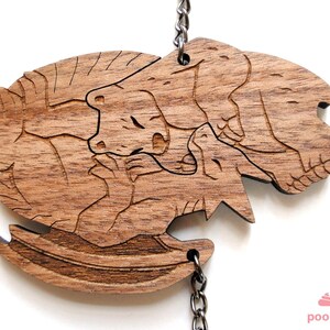 Bear and Dragon Couple Keychains - Friendship or Relationship Matching ...