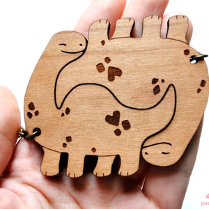 Dinosaur Interlocking Couple Keychains - Friendship or Relationship ...