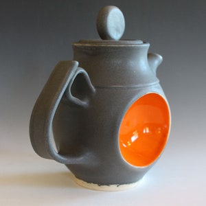 Full Moon Teapot, Ceramic Teapot, Handmade Stoneware Teapot, Wheel ...
