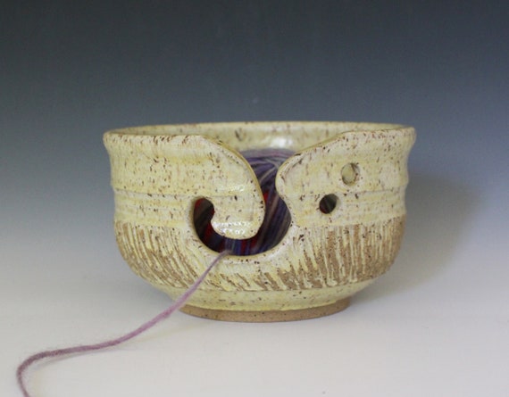 Yarn Bowl knitting bowl pottery yarn bowl pottery knitting | Etsy