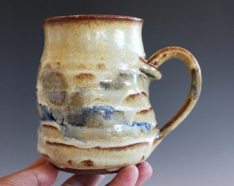 Twisted Coffee Mug, 16 Oz, Handmade Ceramic Cup, Tea Cup, Coffee Cup - Etsy