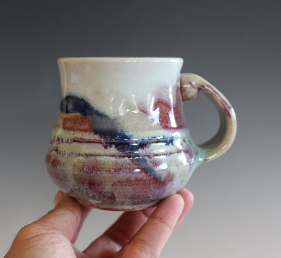 12 Oz Coffee Mug Pottery, Pottery Mug, Unique Coffee Mug, Handmade ...