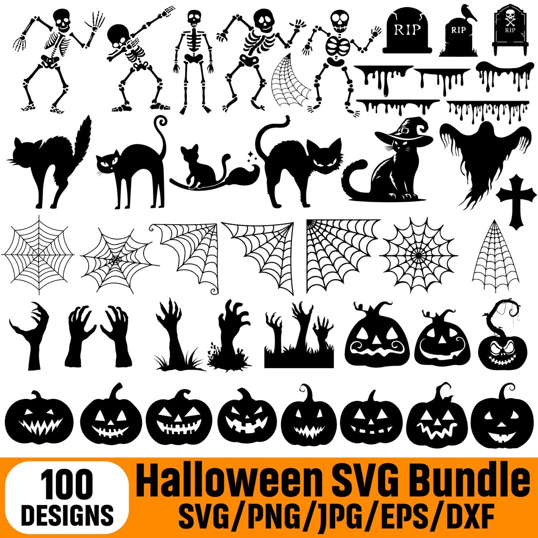 HALLOWEEN SVG Mega Bundle, Halloween Png Bundle, Halloween Cut Files ...