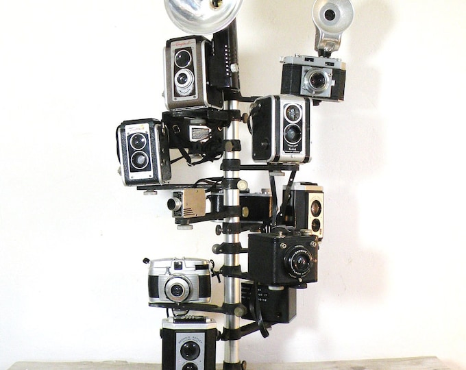 Vintage Camera Display Stand, Complete With 12 Vintage Cameras - Etsy