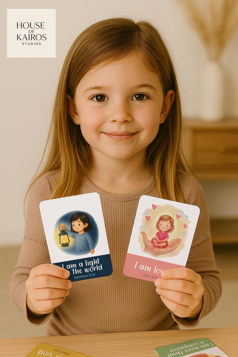 52 Christian Flashcards for Kids – Bible Affirmations & Scripture ...