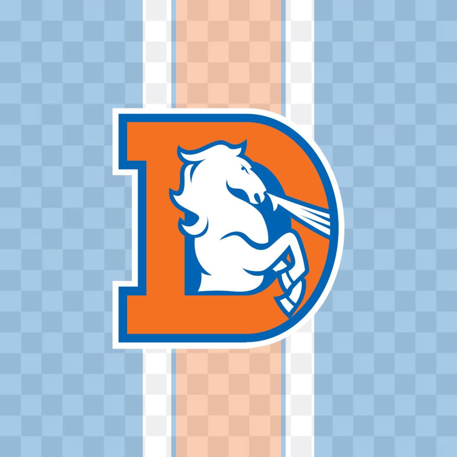 Throwback Denver Broncos D Horse Concept Logo SVG PNG Transparent ...
