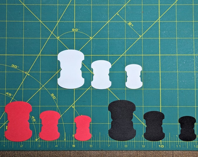 30 Piece Evergreen Tree Forest Die Cut Paper Trees Set 1 - Etsy