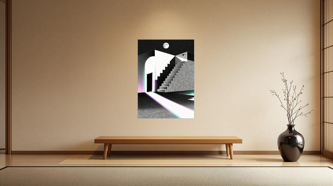 Surrealist Mural Art "conscious Architecture" | Liminal Space ...