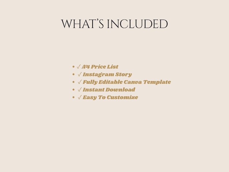 Luxury Salon Price List Canva Template | Editable Beauty Service Menu ...