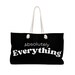 Absolutely Everything Weekender Bag Oversized Bag Black - Etsy