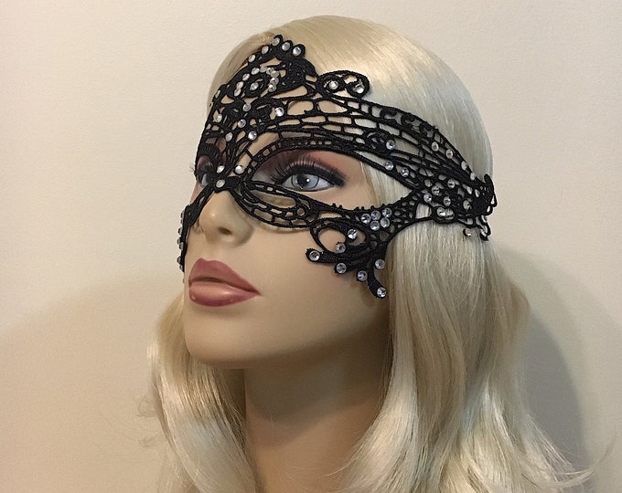 Music Notes Masquerade Mask Silver Venetian Mask, Treble Clef Note Mask ...