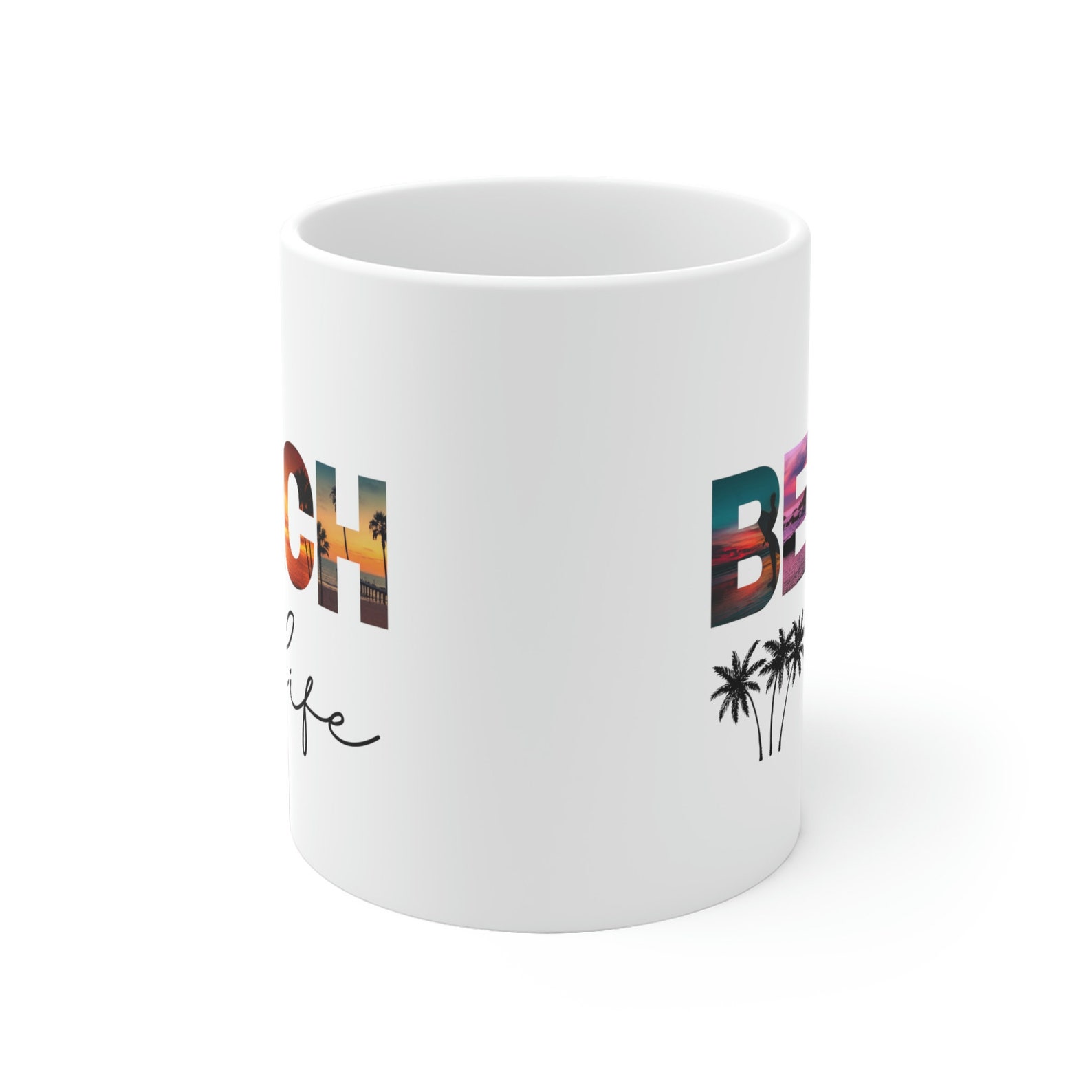 Beach Life Coffee Mug Beach Vibes Beach Mug Vacation Mug - Etsy