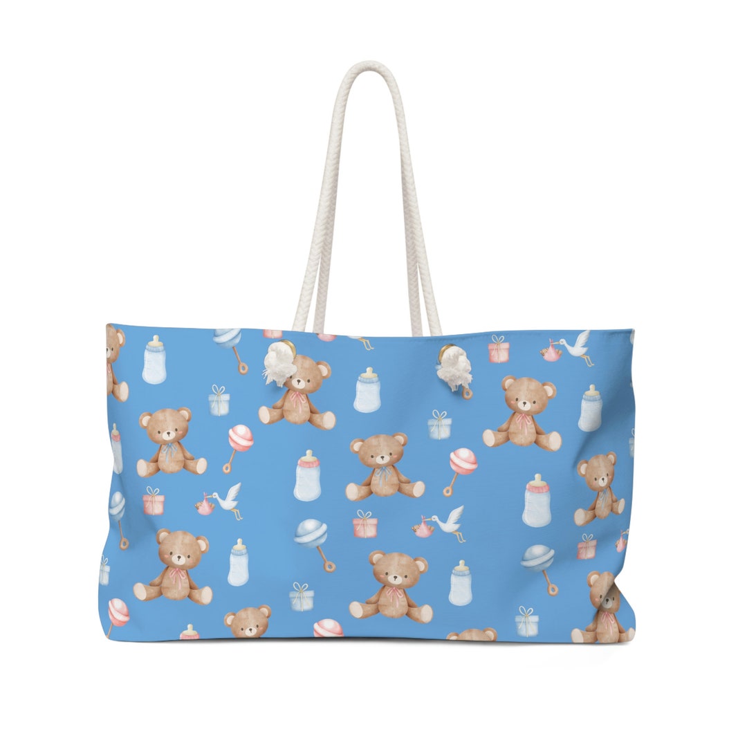 Diaper Bag Teddy Bear Print Baby Shower Gift - Etsy