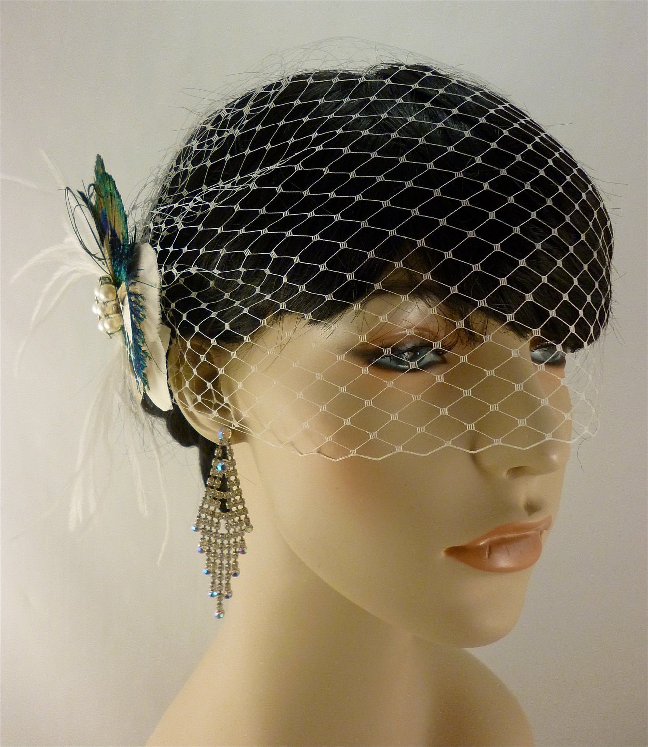 Bridal Feather Fascinator Bridal Fascinator Feather - Etsy