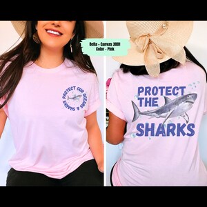 Protect the Sharks Tshirt Respect the Local Sharks Shark Lover Gift ...