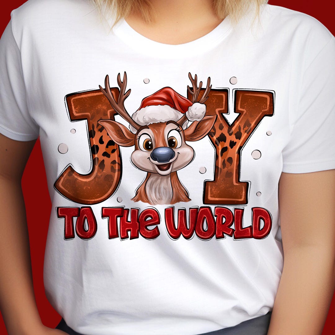 Joy to the World Baby Reindeer Png, Digital Download - Etsy