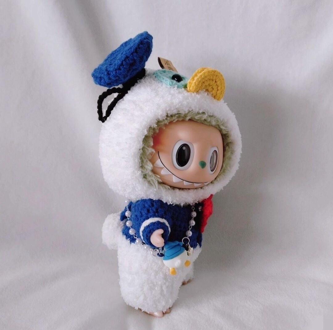 Labubu Donald Duck & Daisy Costume Set | Handmade Plush Outfits | Fits ...
